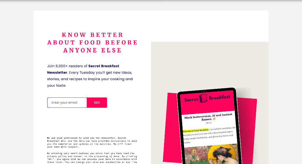 Secret Breakfast | BiteSizedBriefs