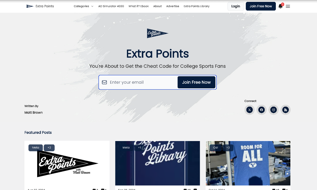 Extra Points | BiteSizedBriefs