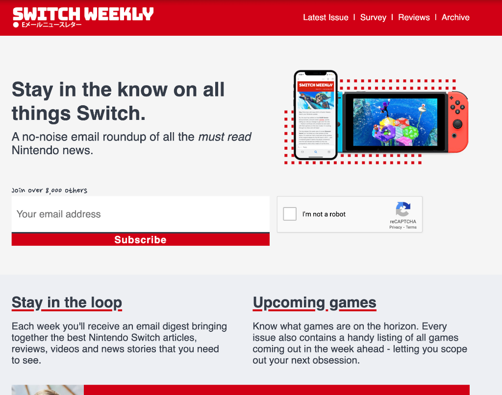 Switch Weekly | BiteSizedBriefs